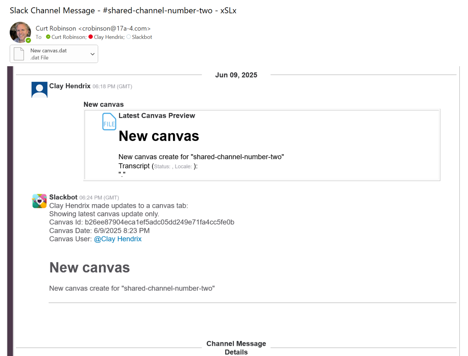 Exploring Slack Features - 17a-4 LLC