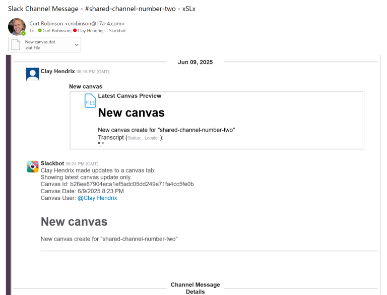 Exploring Slack Features - 17a-4 LLC